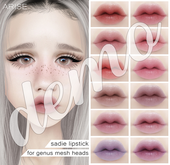 Second Life Marketplace Arise Sadie Lipstick Demo